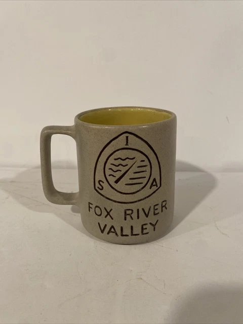 VINTAGE COFFEE CUP The Pigeon Forge Pottery “Fox River Valley” Mug Cup ...