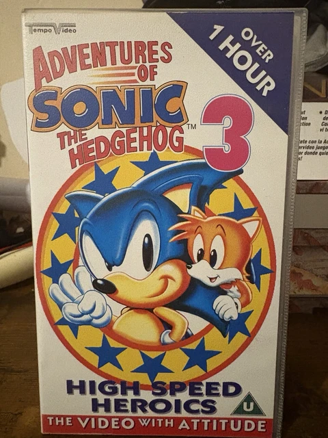 THE ADVENTURES OF Sonic The Hedgehog - Vol. 3 - High Speed Heroics (VHS ...