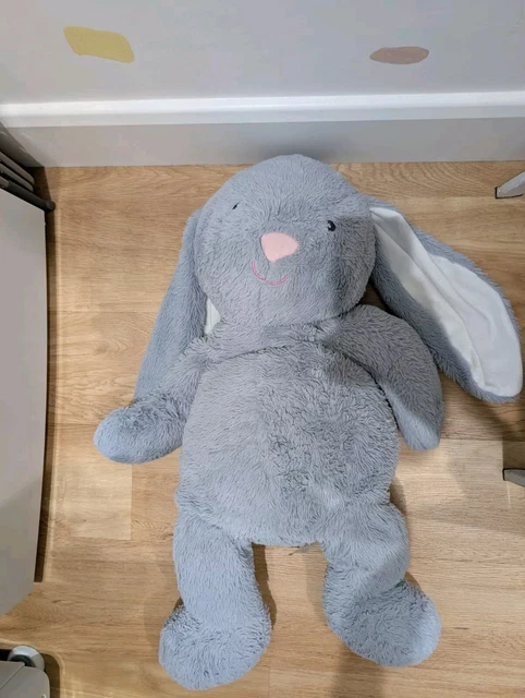 GIANT GREY BUNNY Rabbit Soft Toy Teddy 60cm Floppy £6.99 - PicClick UK