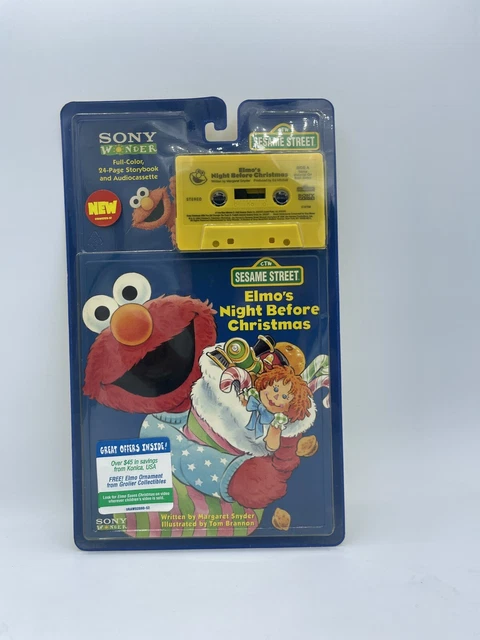 SONY WONDER SESAME Street Elmo’s Night Before Christmas Audiocassette £ ...