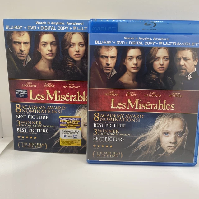LES MISERABLES [BLURAY/DVD] (2012) / Les Miserables (1998) [Blu-ray] $9 ...