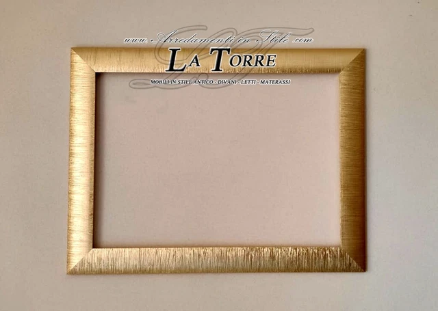 CORNICE CLASSICA MODERNA su misura legno foglia oro argento sistema ...