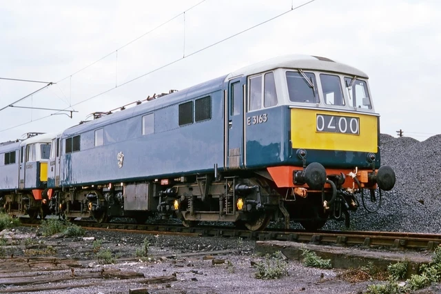 BRITISH RAIL NEW Type AL6 No.E3163 Longsight DED 08/08/65 Rail Photo ...