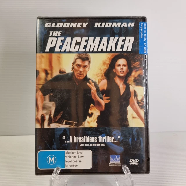 THE PEACEMAKER DVD, PAL Region 4, Nicole Kidman, George Clooney, New ...