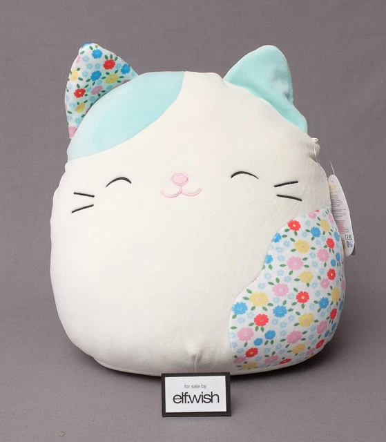 SQUISHMALLOWS GORGEOUS KESLA The Floral Calico Cat 12 Inch Supercute ...