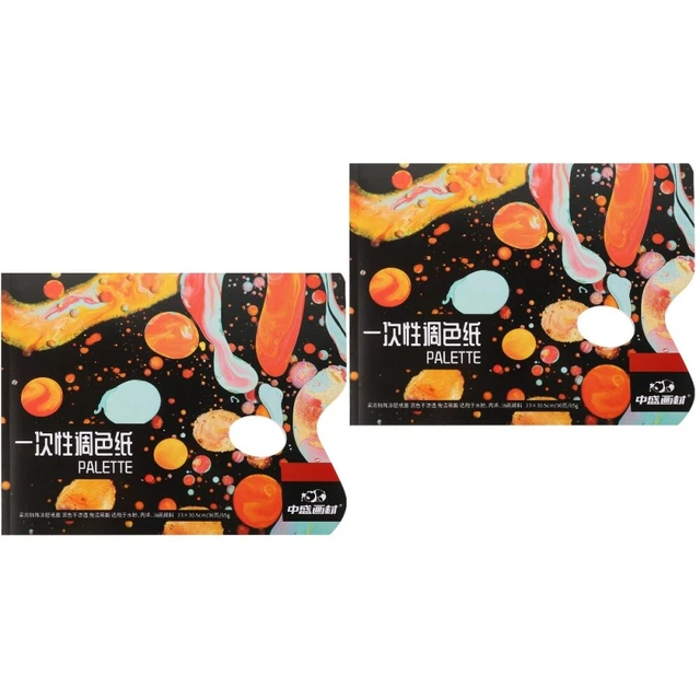 2 PACK MIXING Chart Paper Tray Artist Palette Oil Paints £16.99 ...