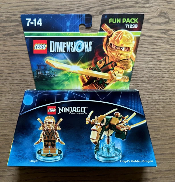 Lego Dimensions Ninjago Lloyds Golden Dragon Instructions FOR SALE ...