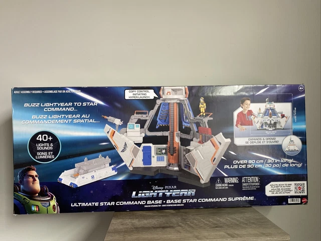 DISNEY PIXAR BUZZ Lightyear Ultimate Star Command Base Interactive Play ...
