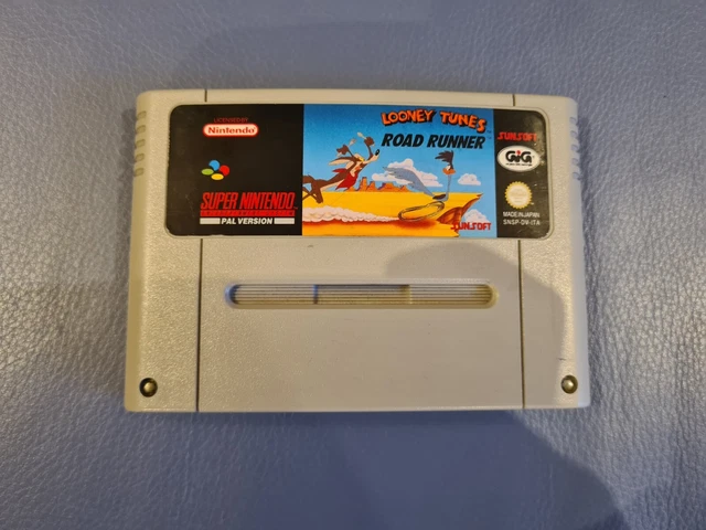 LOONEY TUNES ROAD Runner Super Nintendo Snes Pal Italiano Ottime ...