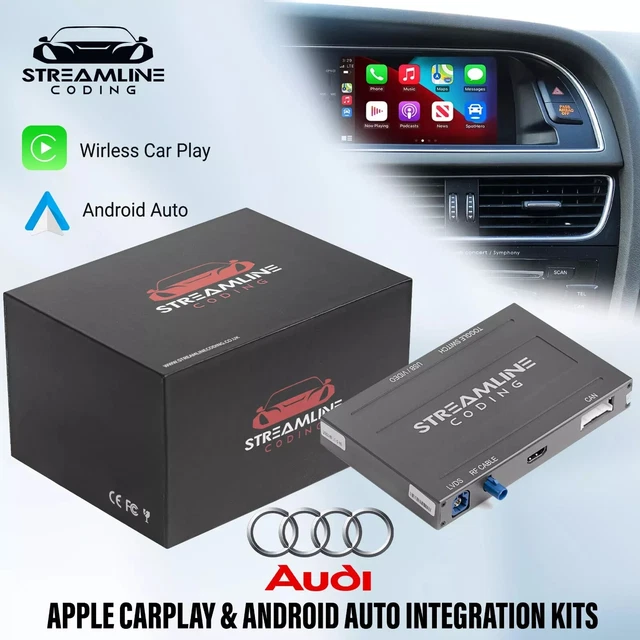 AUDI A4 A5 S5 RS5 Wireless Apple CarPlay & Android Auto Integration Kit ...
