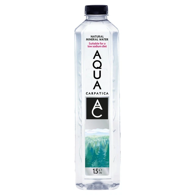 AQUA CARPATICA NATURALLY STILL Mineral Water 6 x 1.5Ltr Bottles £9.99 ...