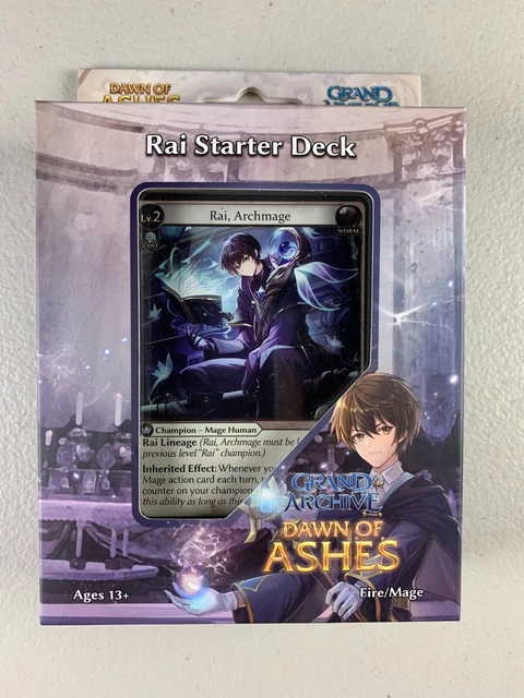 GRAND ARCHIVE TCG Rai Fire/Mage Starter Deck NEW! Unit #3 $12.00 ...