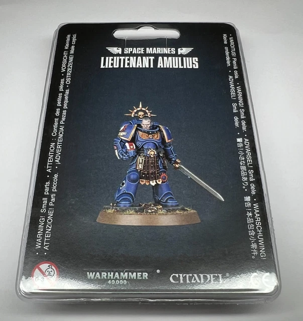 WARHAMMER 40K SPACE Marines Lieutenant Amulius - NIB $74.00 - PicClick AU