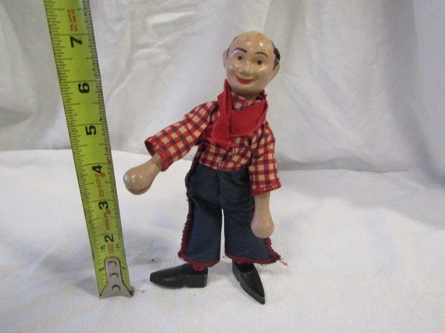 VINTAGE SCHOENHUT HUMPTY Dumpty Circus Wood Wooden Man Clown Cowboy ...