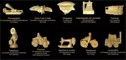 INVENTION 1994 INVENTIONS of / The 19th Century Charm Metal 2D Models ...