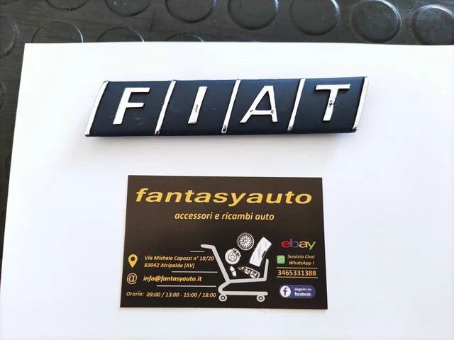 FIAT PUNTO 176 Scritta Fregio Posteriore Sigla Logo Cromato (Sigla FIAT ...