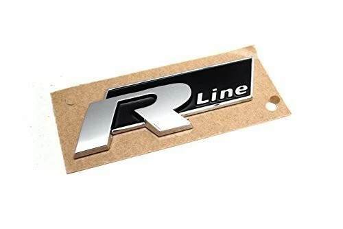 ORIGINAL VOLKSWAGEN VW R-Line lettering sticker badge golf emblem £27. ...
