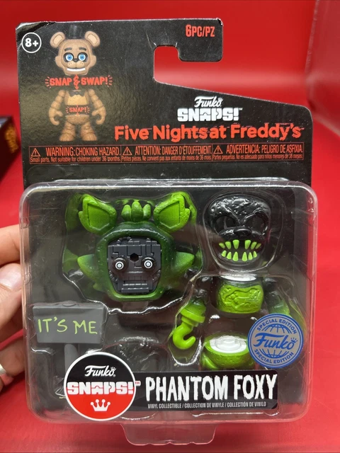FUNKO SNAPS! FNAF Five Nights At Freddy’s Phantom Foxy 6pc SNAP & SWAP ...
