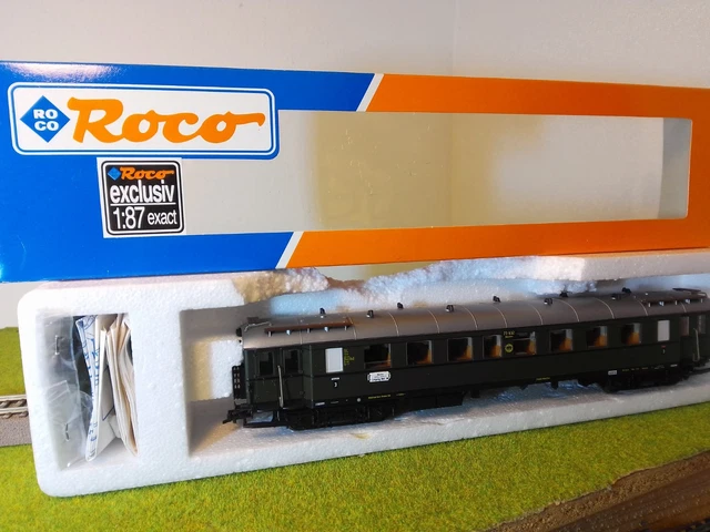 ROCO 44551 H0 DR Schnellzugw. 3. Klasse Personenwagen DC In OVP EUR 8 ...