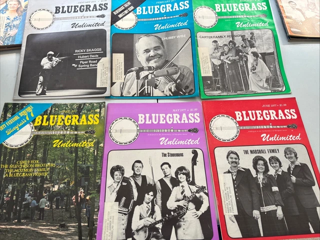 BLUEGRASS UNLIMITED MAGAZINE 1977 Ricky Skaggs Chubby Wise Carter ...
