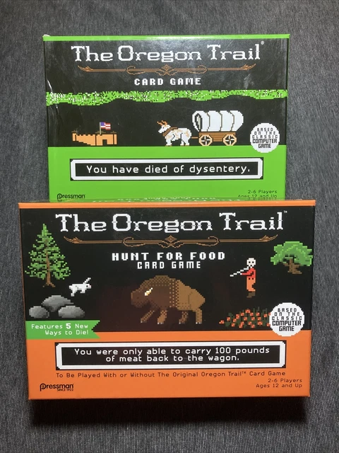 ORIGINAL OREGON TRAIL (used) and The Oregon Trail Hunt For Food (new ...