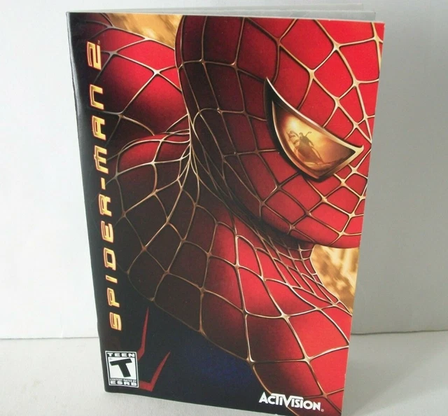 SPIDER-MAN 2 PS2 Manual Only NO GAME PlayStation 2 Instruction Booklet ...