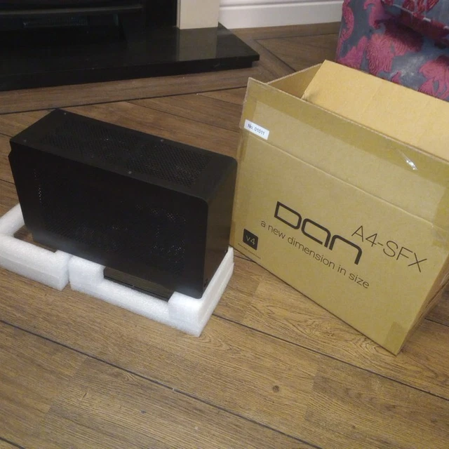 DAN CASES A4-SFX V4.1 Mini-ITX Gaming Case - Black. *No Reserve* *Free ...