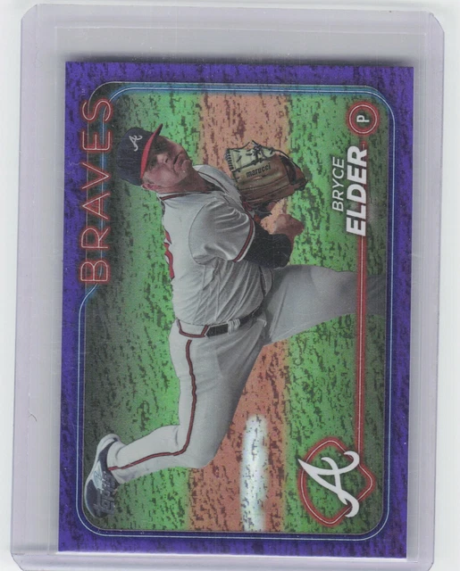 2024 TOPPS SERIES 1 Bryce Elder #48 carton violet / 799 Braves EUR 6,59 ...