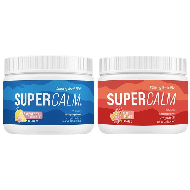 NELLO SUPER CALM Calming Drink Mix Raspberry Lemonade 30 Servings Exp £ ...