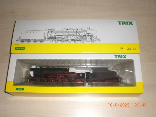 TRIX 22114 DAMPFLOKOMOTIVE mit Schlepptender BR 44 der DB NEU/OVP EUR ...