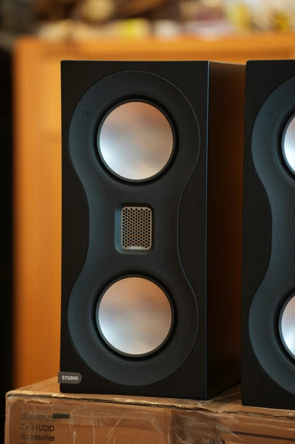 MONITOR AUDIO STUDIO Stand mount Speakers BLACK £669.70 - PicClick UK