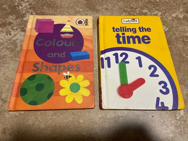 EARLY LEARNING COLOURS And Shapes Telling The Time Children s 2 Book early-learning-colours-and-shapes-telling-the-time-children-s-2-book