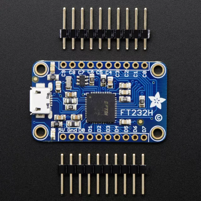 ADAFRUIT FTDI FT232H Breakout, USB vers GPIO, SPI, I2C, UART, JTAG, série, 2264 EUR 25,99 ...