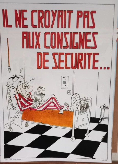 AFFICHE ANCIENNE - sncf - consignes de sécurité 1994 - dessin de ... AFFICHE ANCIENNE - sncf - consignes de sécurité 1994 - dessin de ...