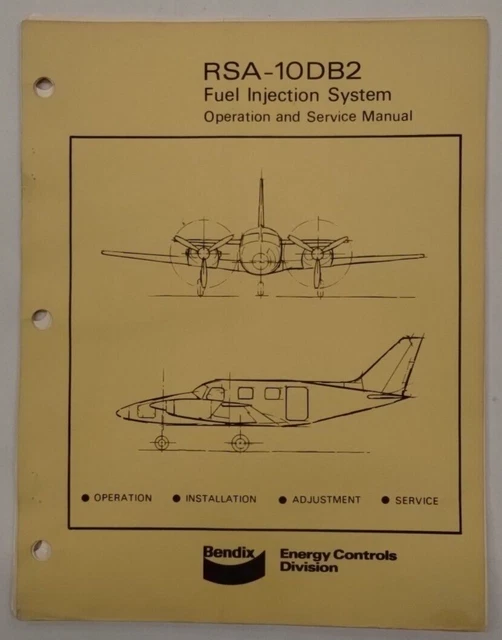 BENDIX RSA-10DB2 FUEL Injection System Operation & Service Manual ...