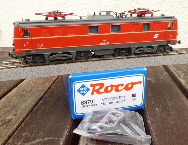 ROCO 63791 H0 locomotiva elettrica Rh 1010 004-8 di ÖBB Ep.4/5 con DSS ...