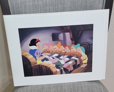 DISNEY SNOW WHITE and the Seven Dwarfs 4pc Set Lithograph Collection ...