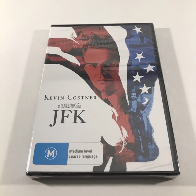 JFK DVD REGION 4 PAL Sealed Movie Kevin Costner Kevin Bacon Tommy Lee ...
