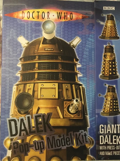 DR WHO GIANT Dalek Pop - Up Model Kit ( Official BBC 2008 ) Top Zustand ...