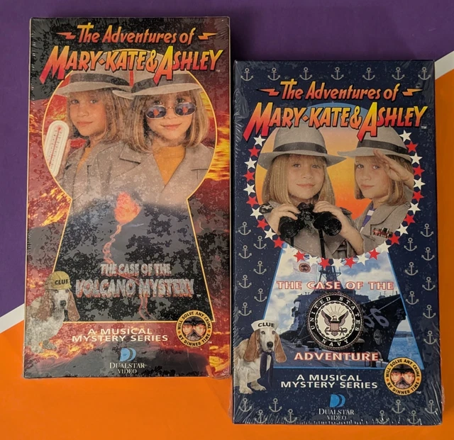 ADVENTURES MARY KATE & Ashley VHS Lot SEALED - Volcano Mystery / Navy ...