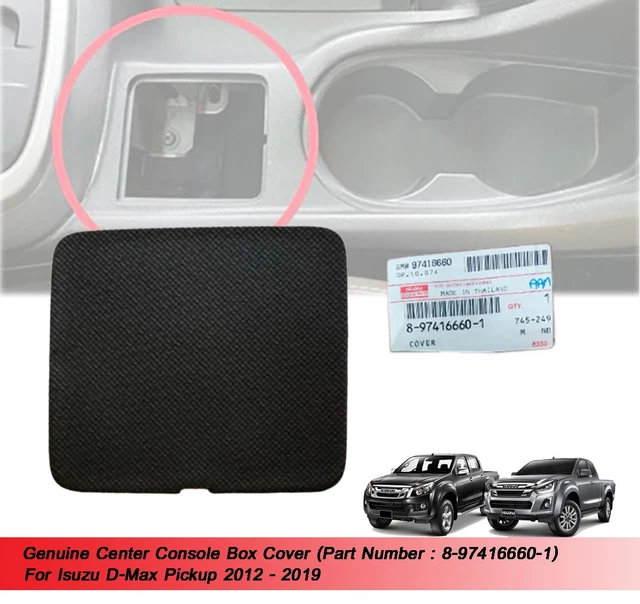 GENUINE CENTER CONSOLE Box Cover For Isuzu D-Max 2012 2013 2014 2015 ...