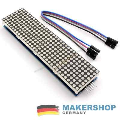 DOT MATRIX MODULE 8x8 Display Arduino 4 Matrix max7219 DEL LCD Raspberry pi EUR 7,75 - PicClick FR