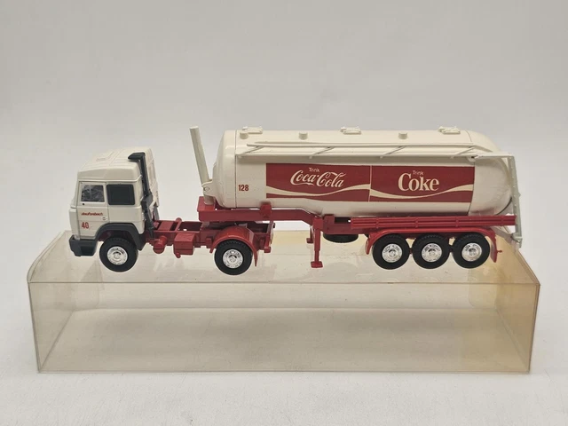 HERPA H0 1:87 Iveco Tanksattelzug DAUFENBACH COCA COLA umbau/ gesupert ...