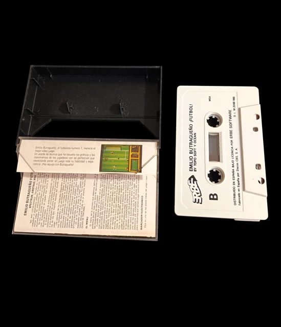 EMILIO BUTRAGUEÑO FUTBOL MSX Msx2 Cassete Tape Ocean Topo Complete EUR ...
