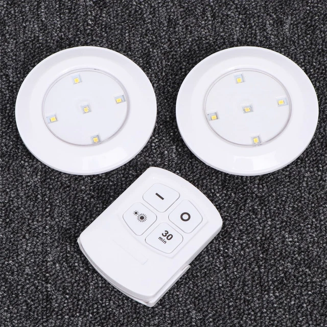 2 PIECES TOUCH Night Light Small Lamp Wireless Wardrobe LED Closets £40 ...