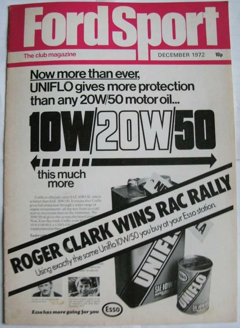 FORD SPORT CAR Motorsport Magazine Dec 1972 £14.99 - PicClick UK