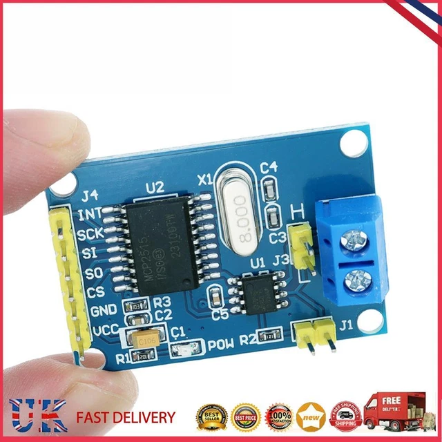 MCP2515 CAN BUS Module SPI MCP2515 CAN Bus Driver Module Board for ...