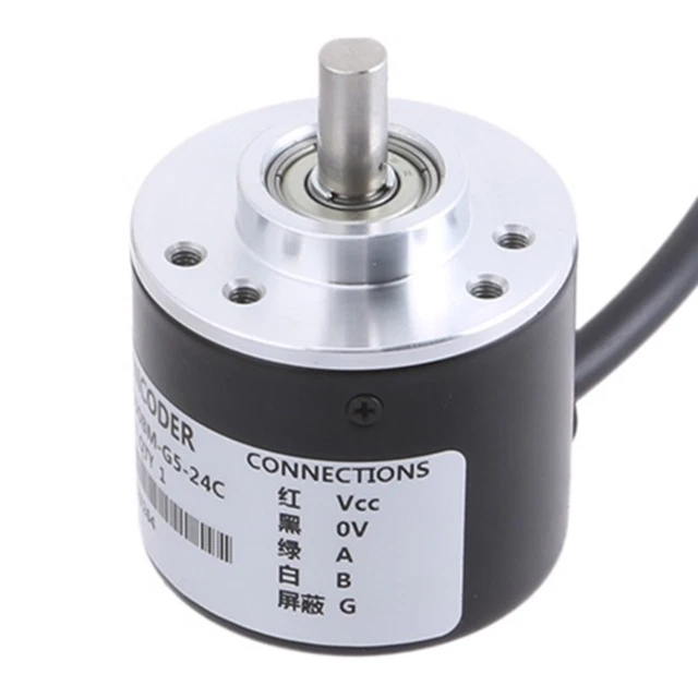 NEW ENCODER 600 P / R 5V-24V Incremental Rotary AB 2 Phase 6mm Shaft ...