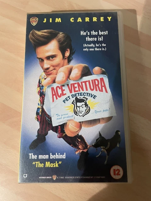 WARNER BROTHERS - Jim Carrey - Ace Ventura Pet Detective VHS video ...