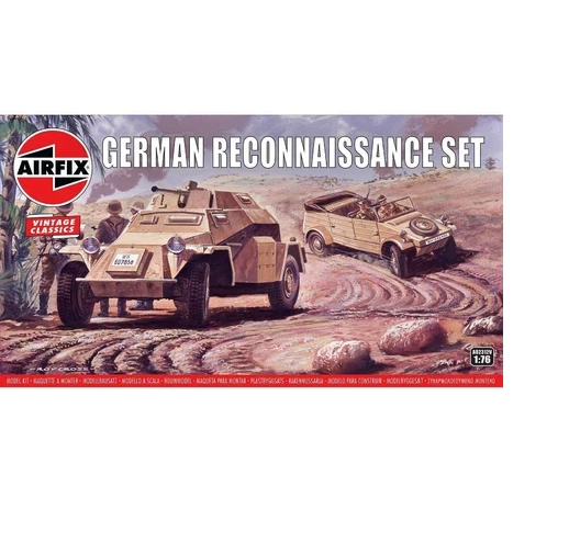 AIRFIX 88MM FLAK Gun & Tractor Vintage Classics in 1:76 1602303 Airfix ...